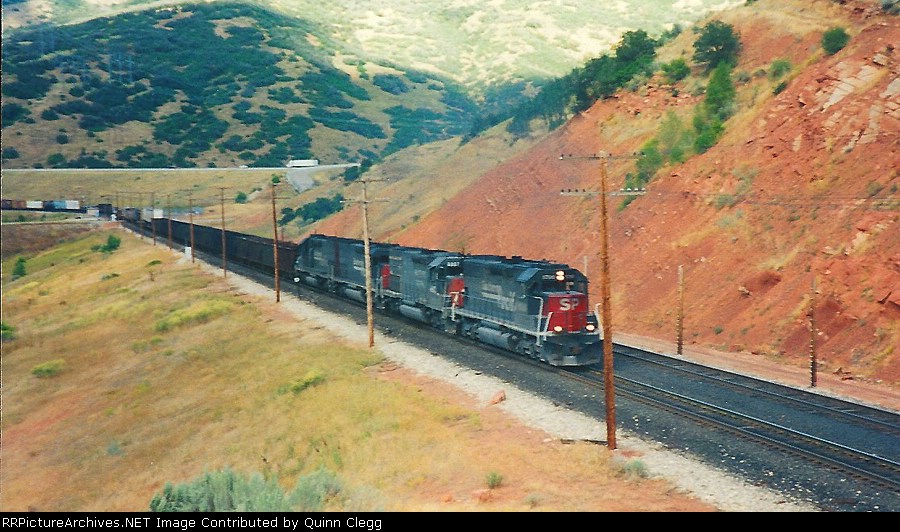 Southern Pacific's Roseville,CA-Alton Southern,Thistle,Utah September 9,1995